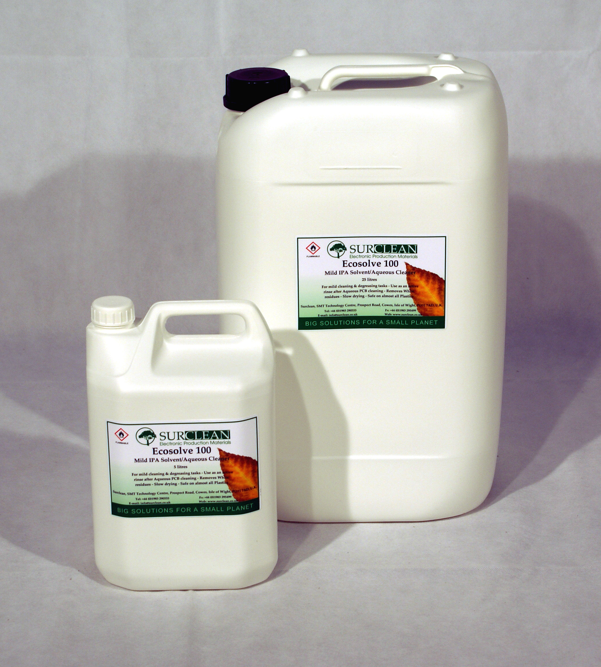 Ecosolve 100 IPA/DI - Surclean Electronic Production Materials